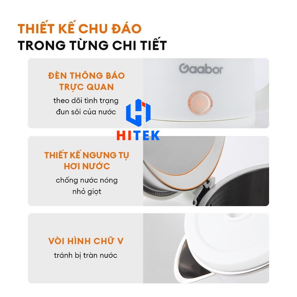 Ấm điện đun nước EK20M-WH02A hiệu Gaabor – haiphitech