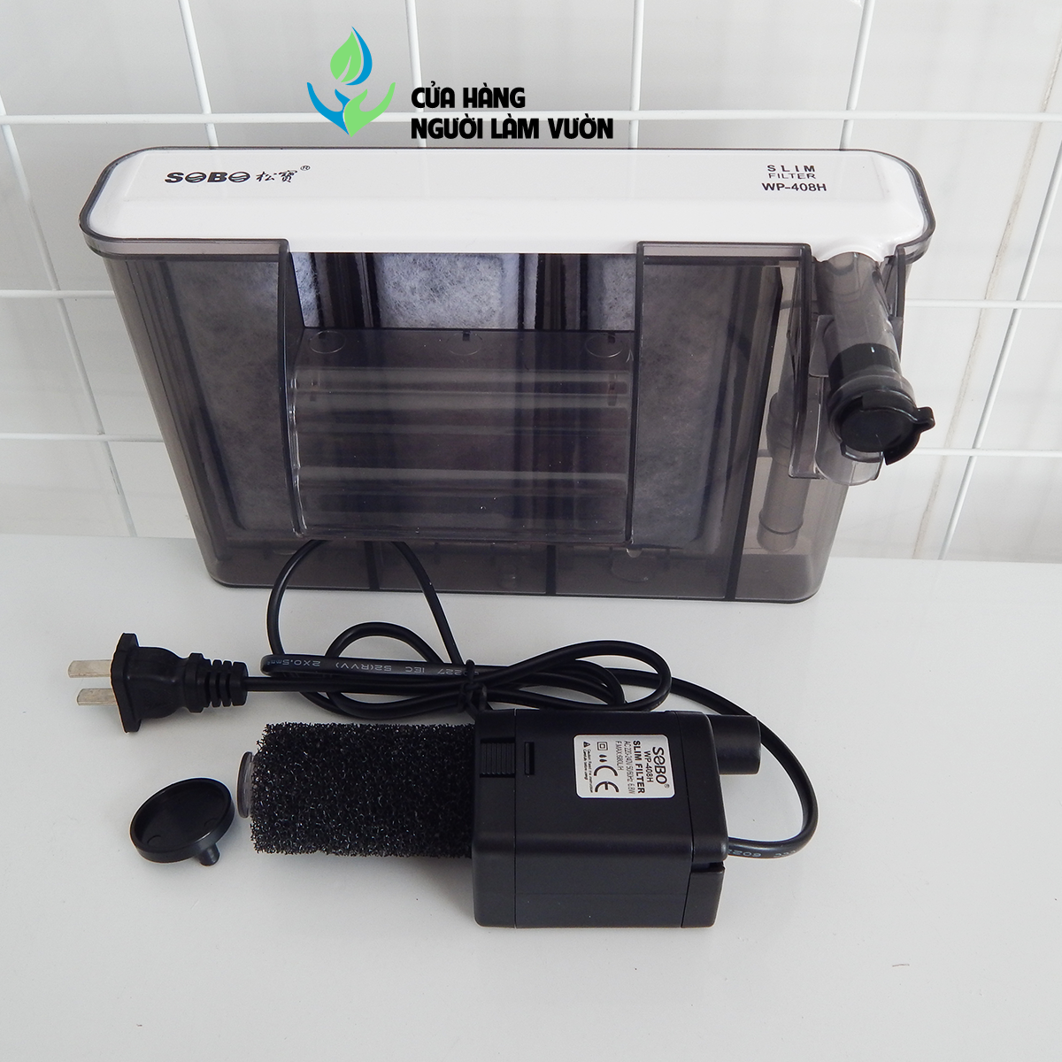 Bơm lọc nước cho bể cá SOBO aquarium filter pump slim hanging filter ...