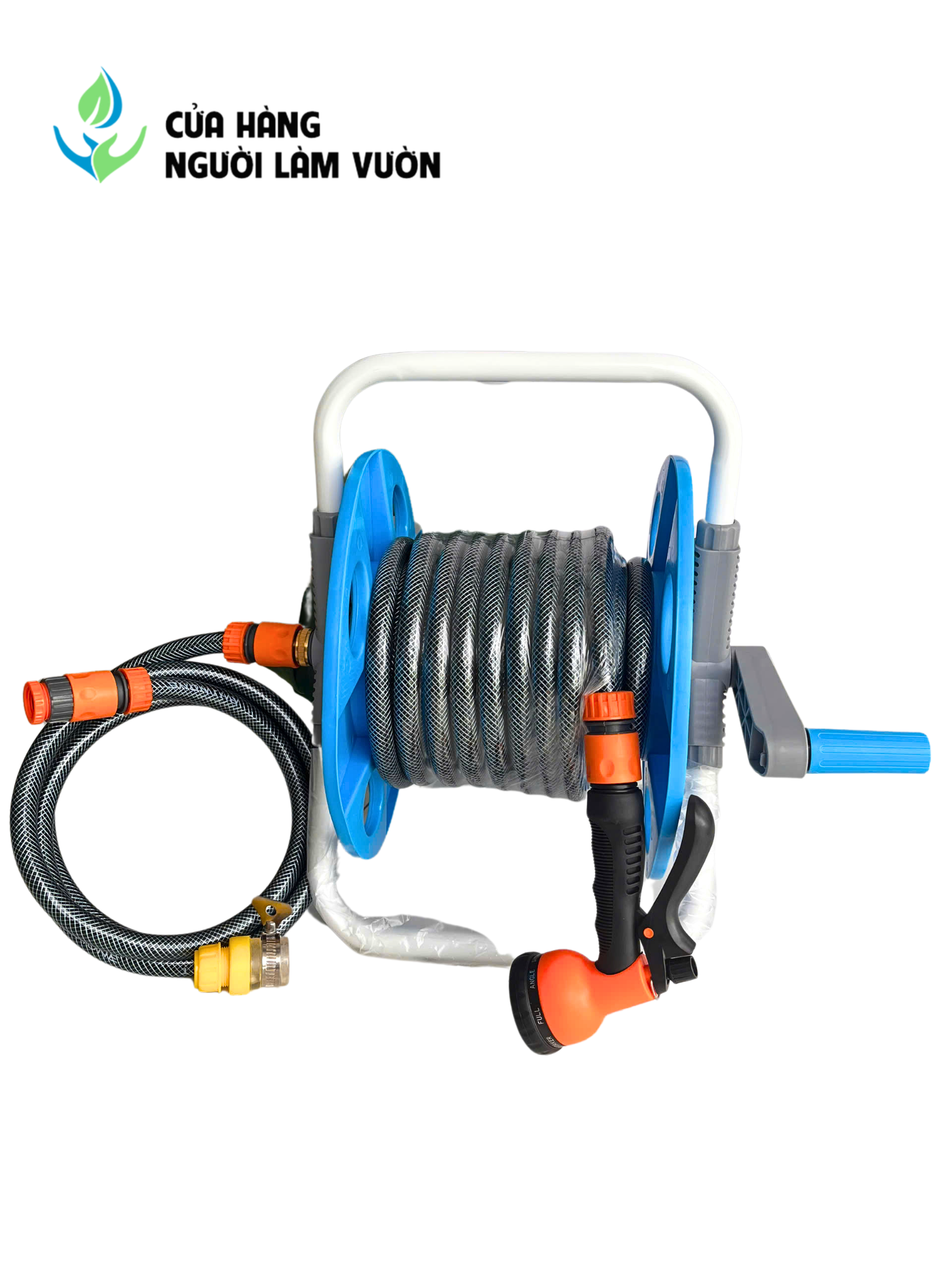 Bộ rulo cuộn vòi xịt nước, tưới cây dài 10m, 15m, 20m, 30m, vòi xịt tư ...