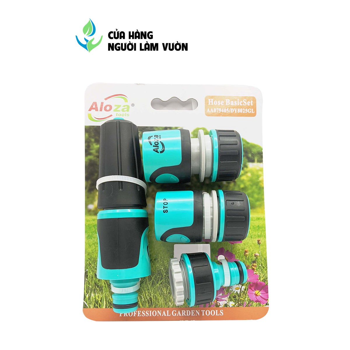 Bộ vòi phun nước tưới cây dọn vệ sinh 2 chế độ phun kèm đầu nối nhanh ...