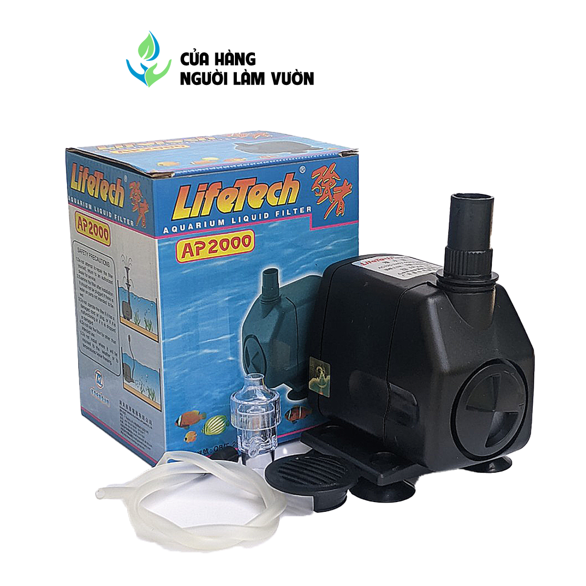 Máy bơm hồ cá Lifetech model AP1600 công suất 23w lưu lượng 900l/H – NGƯỜI LÀM VƯỜN