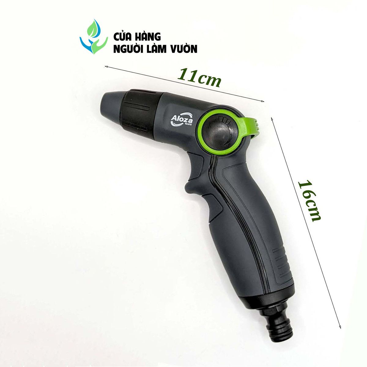 Bộ dây tưới cây dọn vệ sinh sân vườn kèm vòi xịt tay gạt ALOZA – NGƯỜI ...