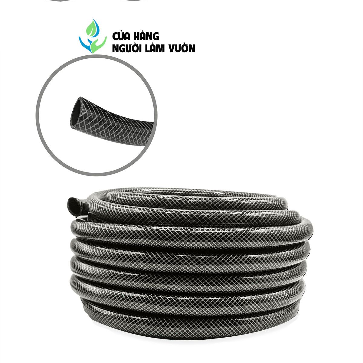 Bộ dây tưới cây dọn vệ sinh sân vườn kèm vòi xịt tay gạt ALOZA – NGƯỜI ...