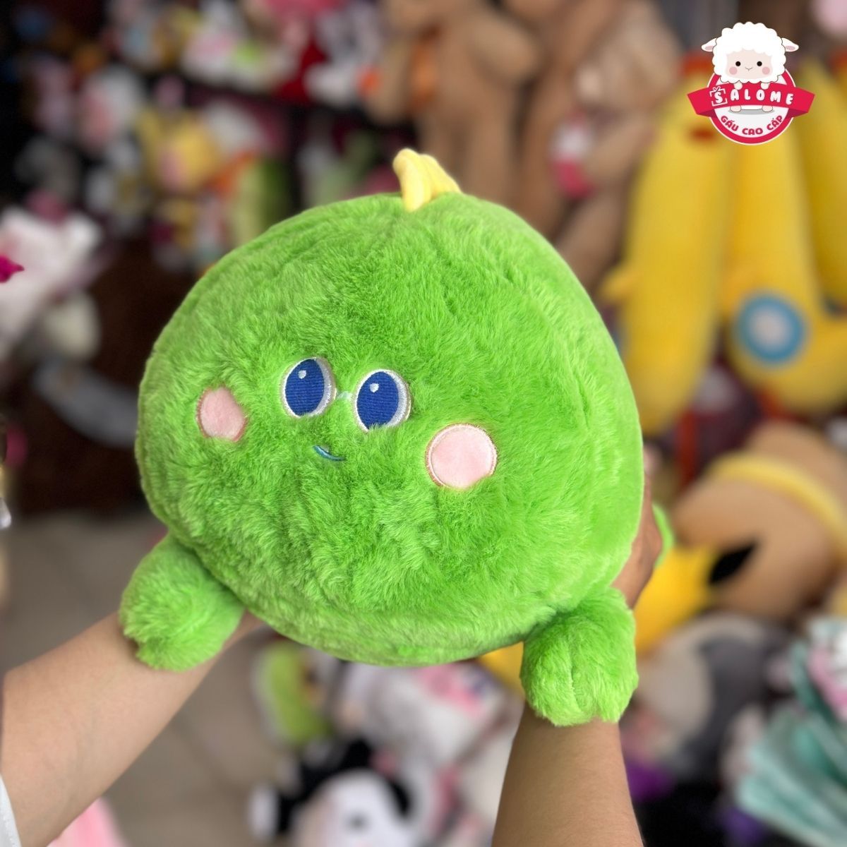 Gấu bông ôm ngủ thỏ trắng, khủng long xanh, cáo hồng dễ thương SALOME ...