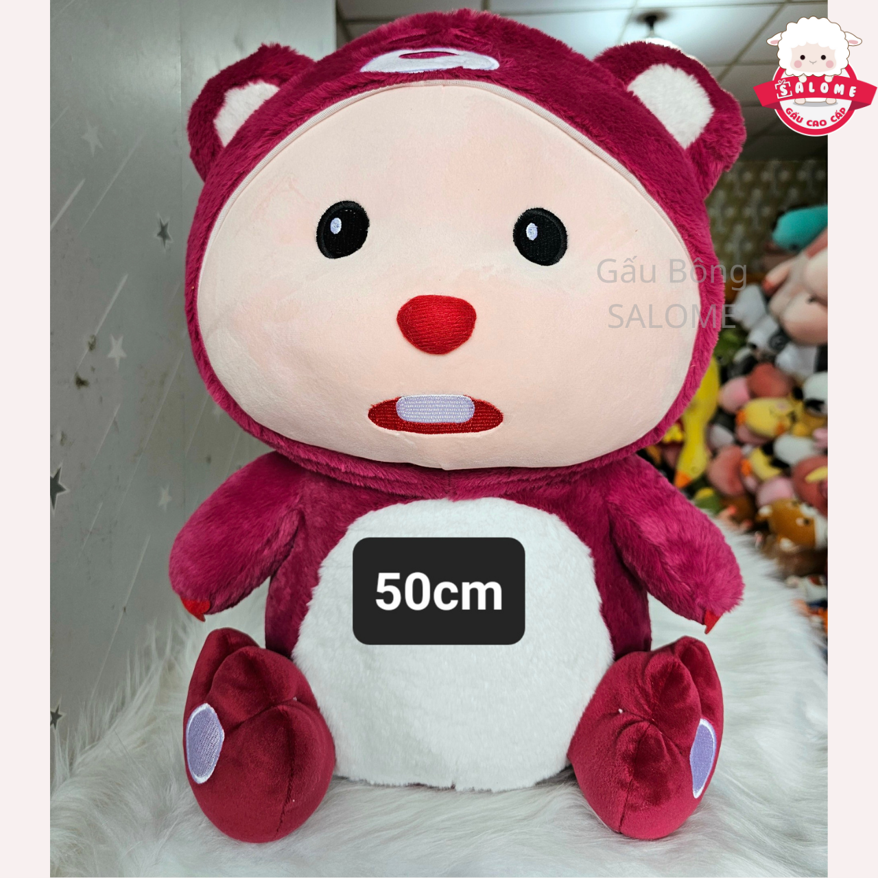 Gấu Bông Loopy Cosplay Gấu Dâu Salome Thú Nhồi Bông Hải Ly Loopy Xưởng Gấu Bông Salome