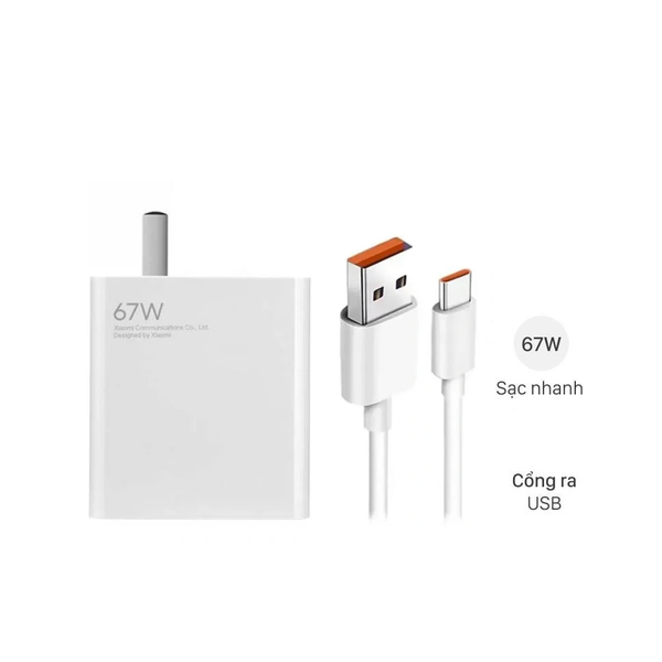 Adapter sạc Xiaomi 67W MDY-12-EF – Xiaomi Store