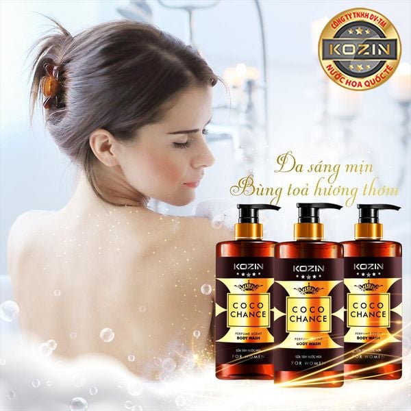 Sữa tắm nước hoa nữ KOZIN COCO CHANCE 500ML - KOZIN VIETNAM