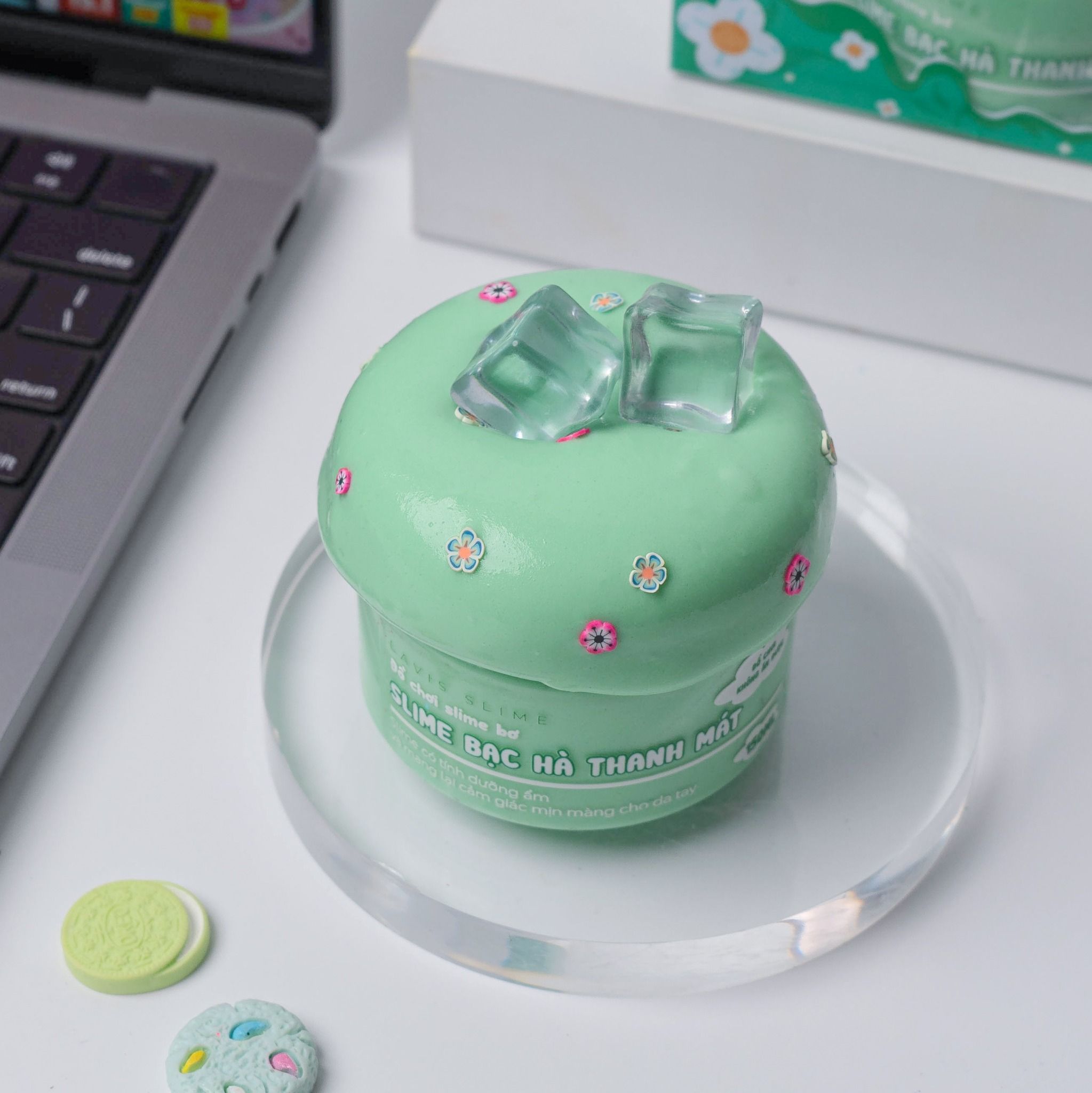Slime Mềm Tay Phiên Bản Slime Bơ Bạc Hà Thanh Mát – Lavis
