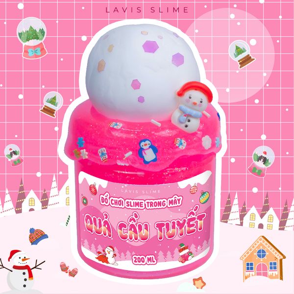 LAVIS SLIME - Đồ Chơi Slam Quả Cầu Tuyết Có Tặng Kèm Charm Cốm Giáng S ...