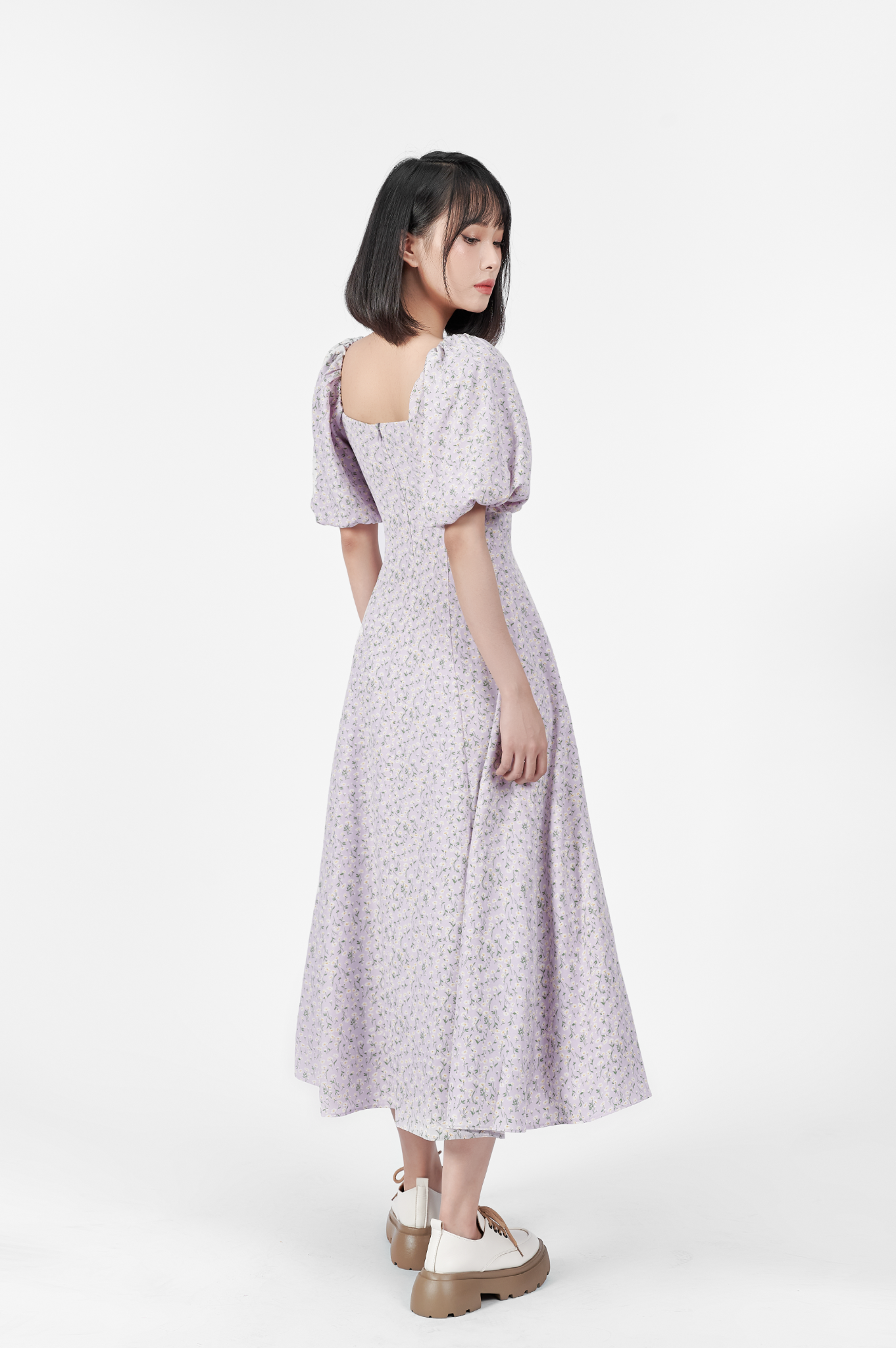 Váy midi hoa nhí – HIME