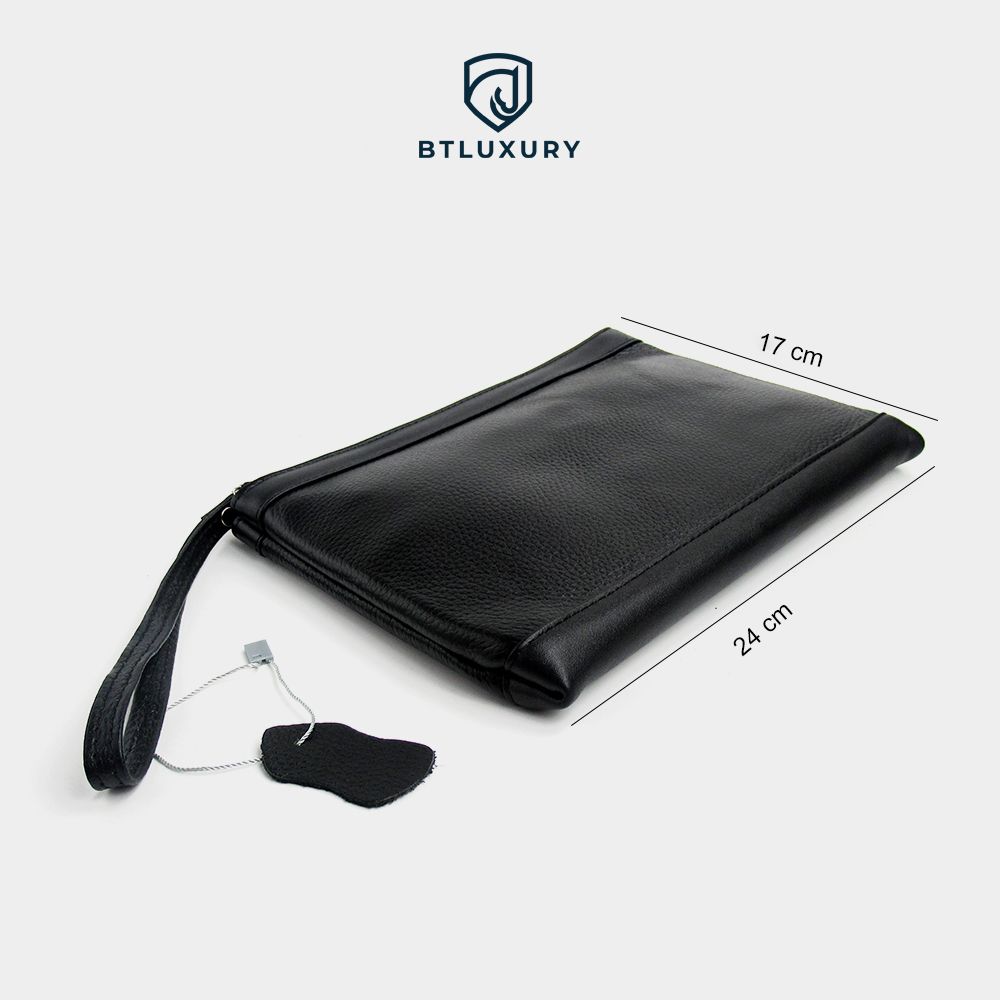 Clutch nam TANA, Túi Ipad Mini cầm tay nam da bò hạt mill cao cấp ...
