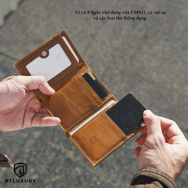 Ví Đựng Thẻ Mini Card Holder BIFOLD - BTLUXURY