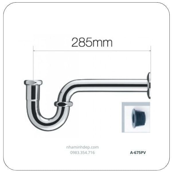 Ống thải chữ P Inax A-675PV giá tốt, chính hãng Inax – nhaminhdep