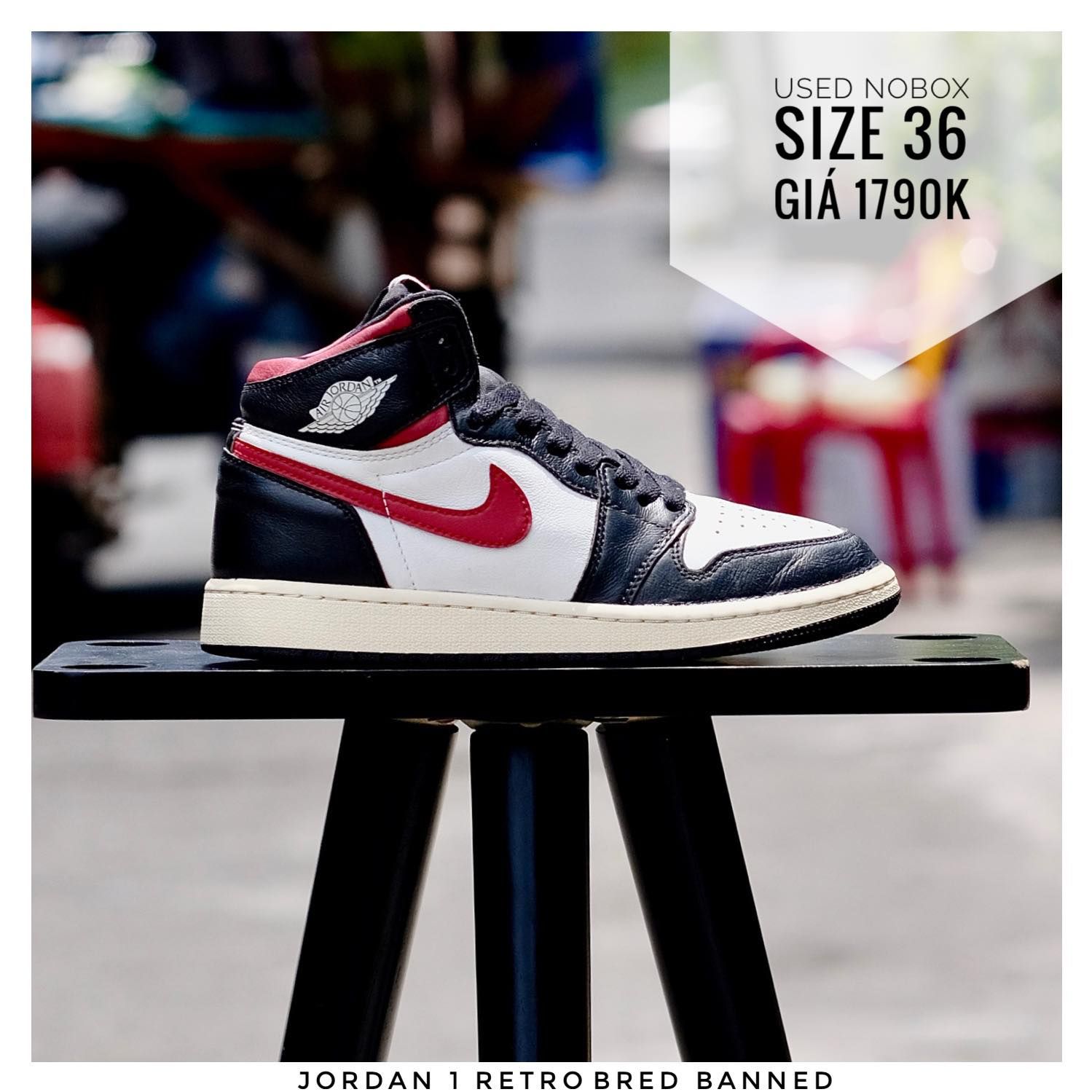 G2h Jordan 1 High Bred Banned - Giày bám bụi