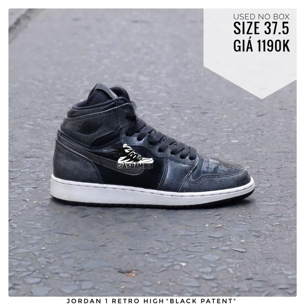 G2h Jd1 Retro High 'Black Patent' - Giày bám bụi