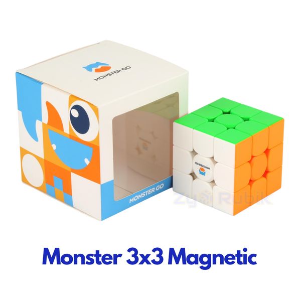 Rubik GAN monster go Stickerless phiên bản Magnetic (Hãng mod nam châm ...