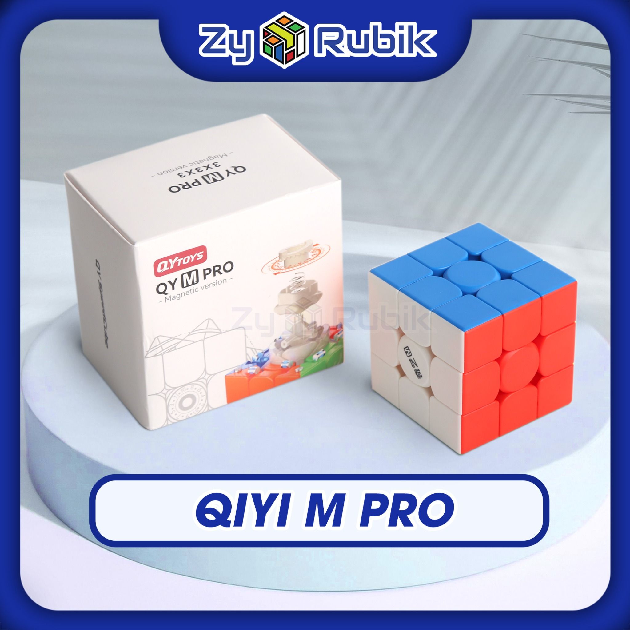 Rubik 3x3 Qiyi M Pro 2023 Stickerless- Rubic 3x3 Qiyi M Pro Có Nam Châ ...