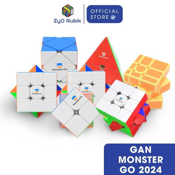 Rubik Gan Monster Go 2024- Combo Rubik Gan Monster Go 2x2 3x3 3x3 M 3x ...