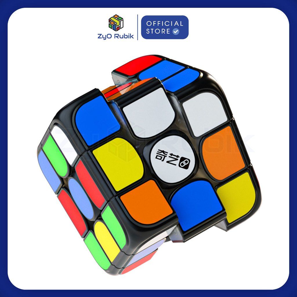 Rubik 3x3 AI Qiyi Smart Sticker/ Stickerless 2024- Rubik Thông Minh Kế – ZyO Rubik