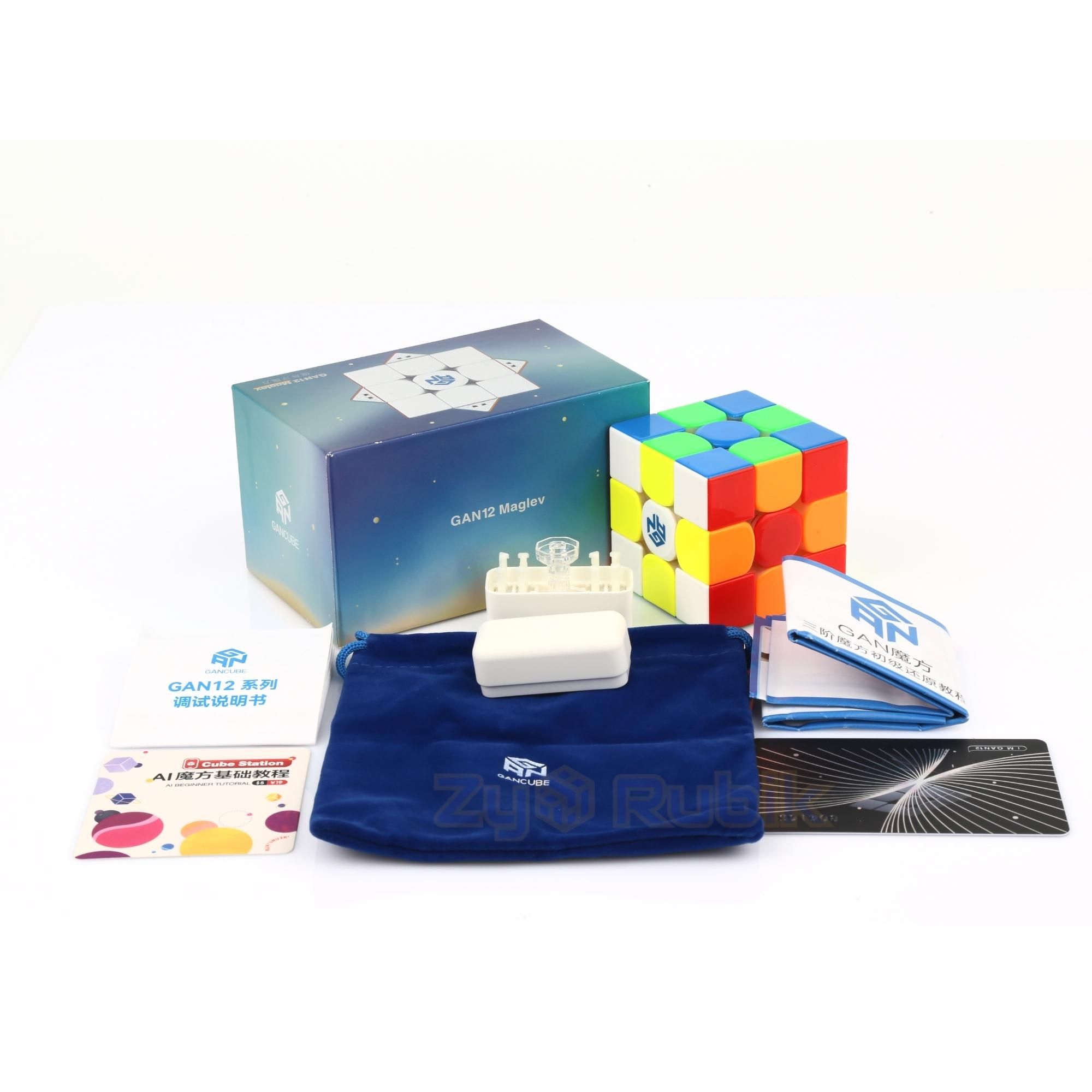 Rubik 3x3 GAN 12 SERIES 3 Maglev UV/ Maglev Matte / Gan 12M LEAP Stick ...