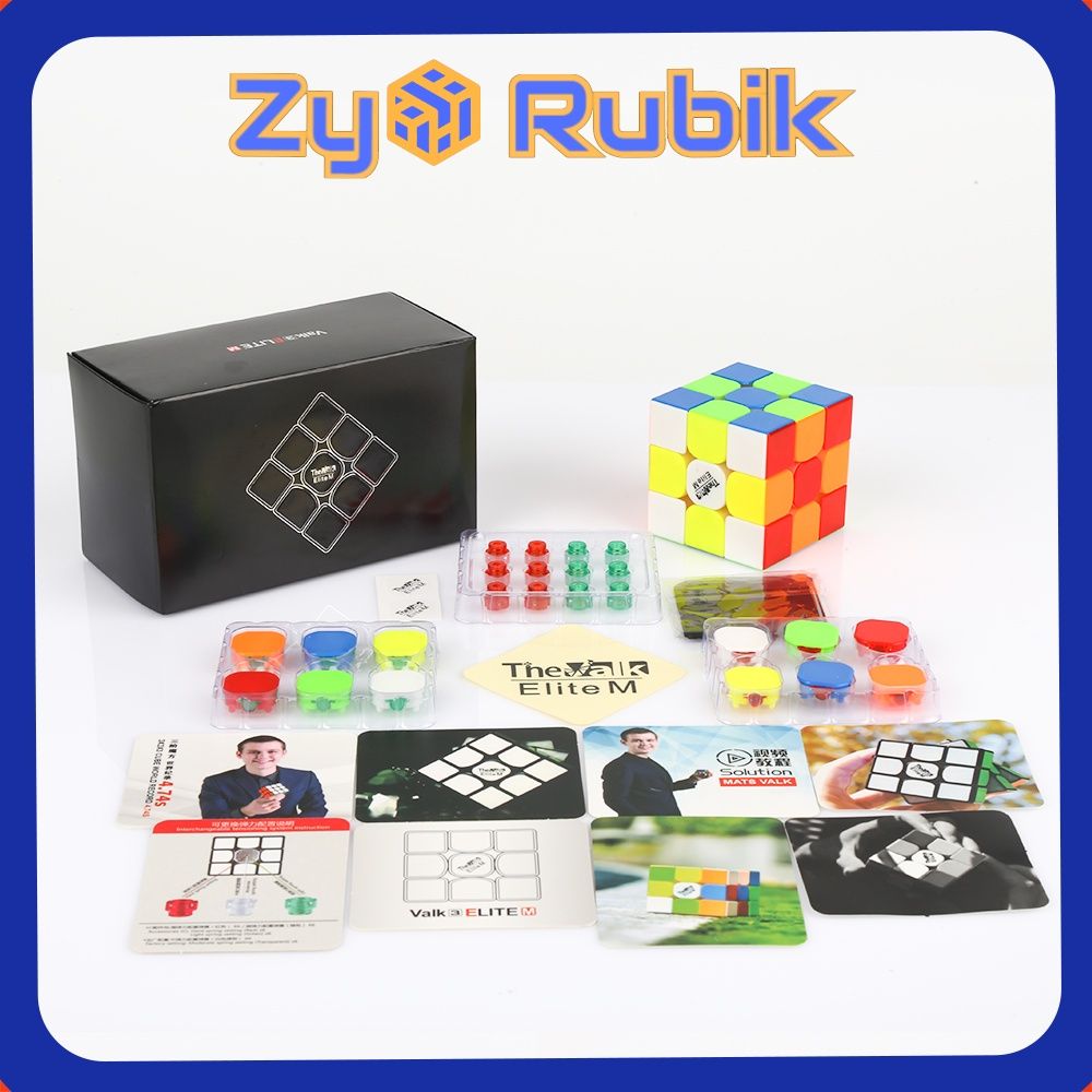 Rubik Valk 3 ELITE M Flagship 2019 Stickerless ( Có Nam Châm ) - Zyo r – ZyO Rubik
