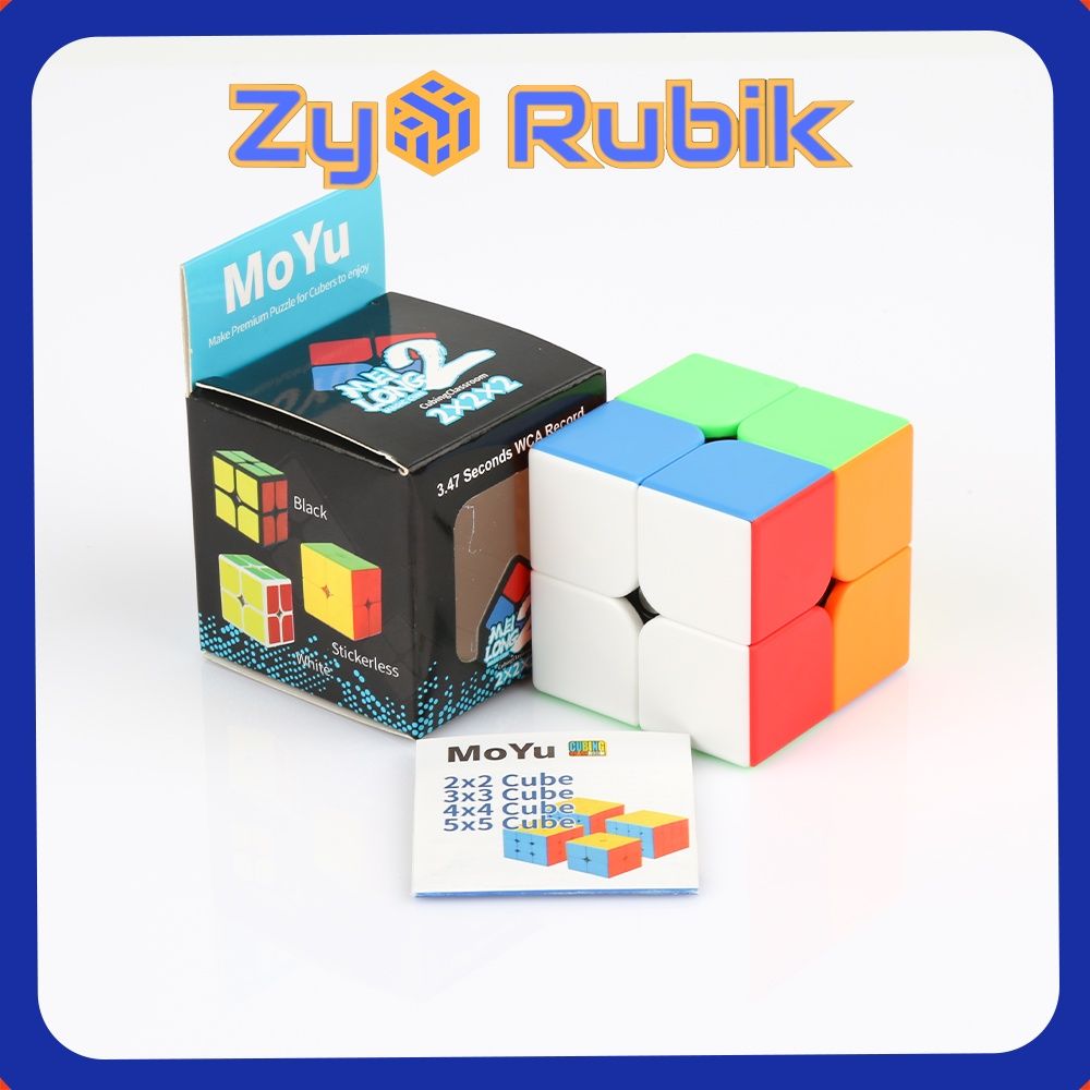 Rubik 2x2 Stickerless MoYu MeiLong MFJS Rubic 2 Tầng 2x2x2 - ZyO Rubik