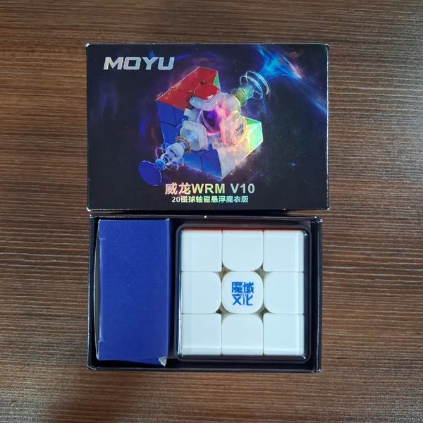 Rubik 3x3 - Moyu Weilong WRM V10 20-Magnet Ball Core Maglev UV - Rubik ...
