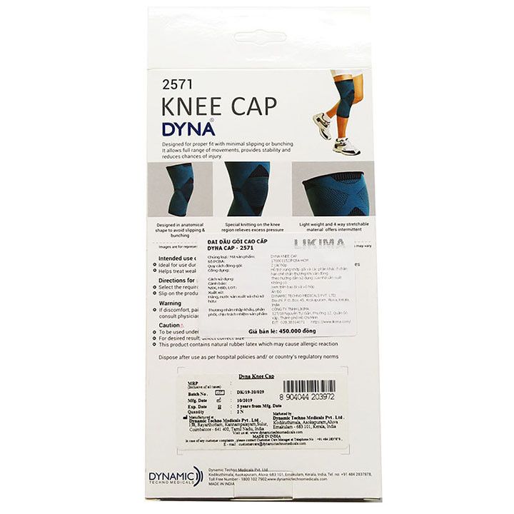 Đai Hỗ Trợ Đầu Gối LIKIMA DYNA CAP - 2571– Thế Giới Chạy Bộ