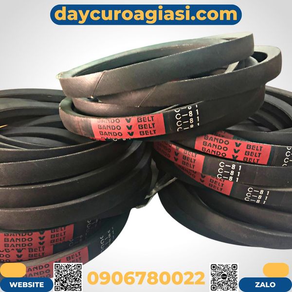 Dây curoa Bando C81 V-Belts – daycuroagiasi.com