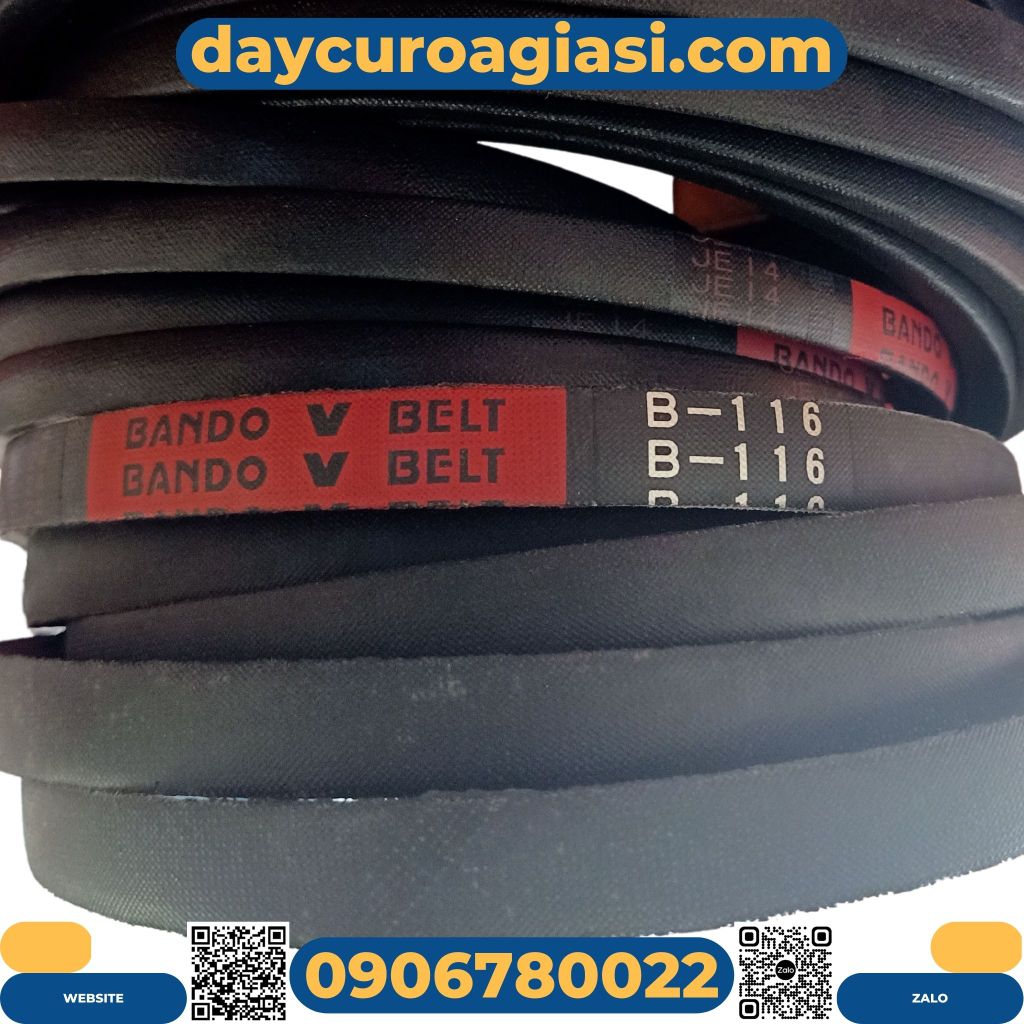 Dây curoa Bando B116 – daycuroagiasi.com