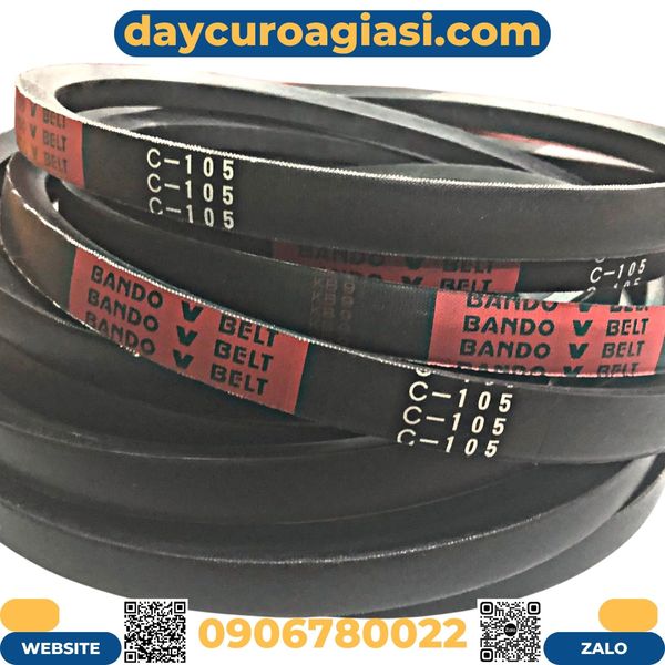 Dây curoa Bando C105 V-Belts – daycuroagiasi.com