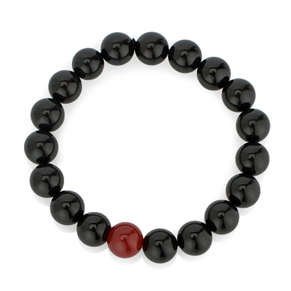 Vòng đá opal đen mix đá mã não đỏ tự nhiên. – Gembank - Ngân Hàng Đá Quý