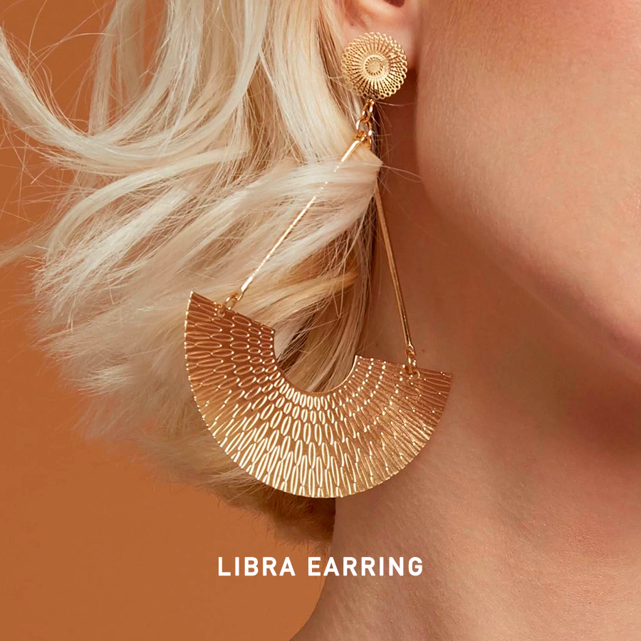 Libra Earrings - Cân bằng cuộc sống