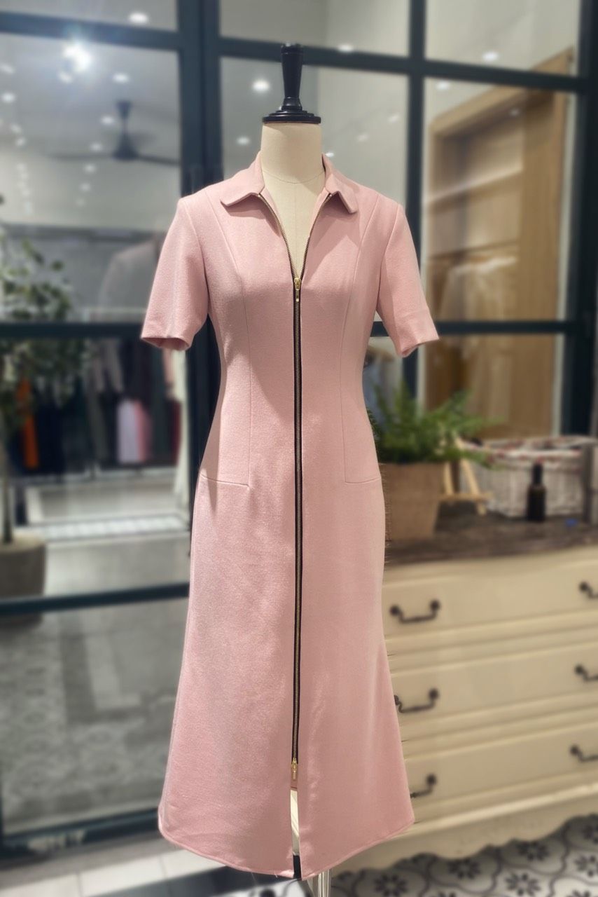 Đầm midi xòe hồng nhạt Lê House PINKY WILSON