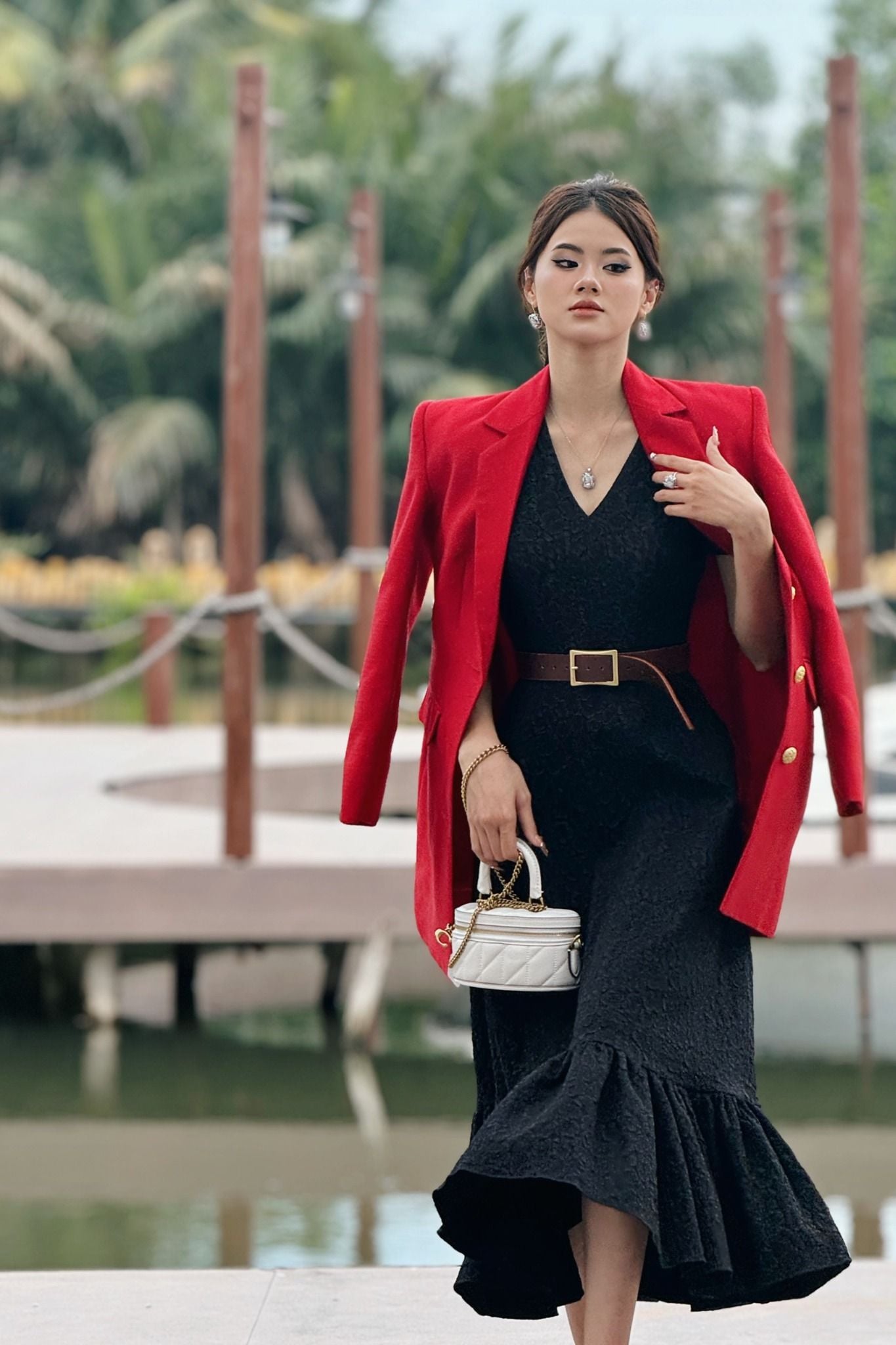 Áo Blazer đỏ Lê House RUBY MARSHALL