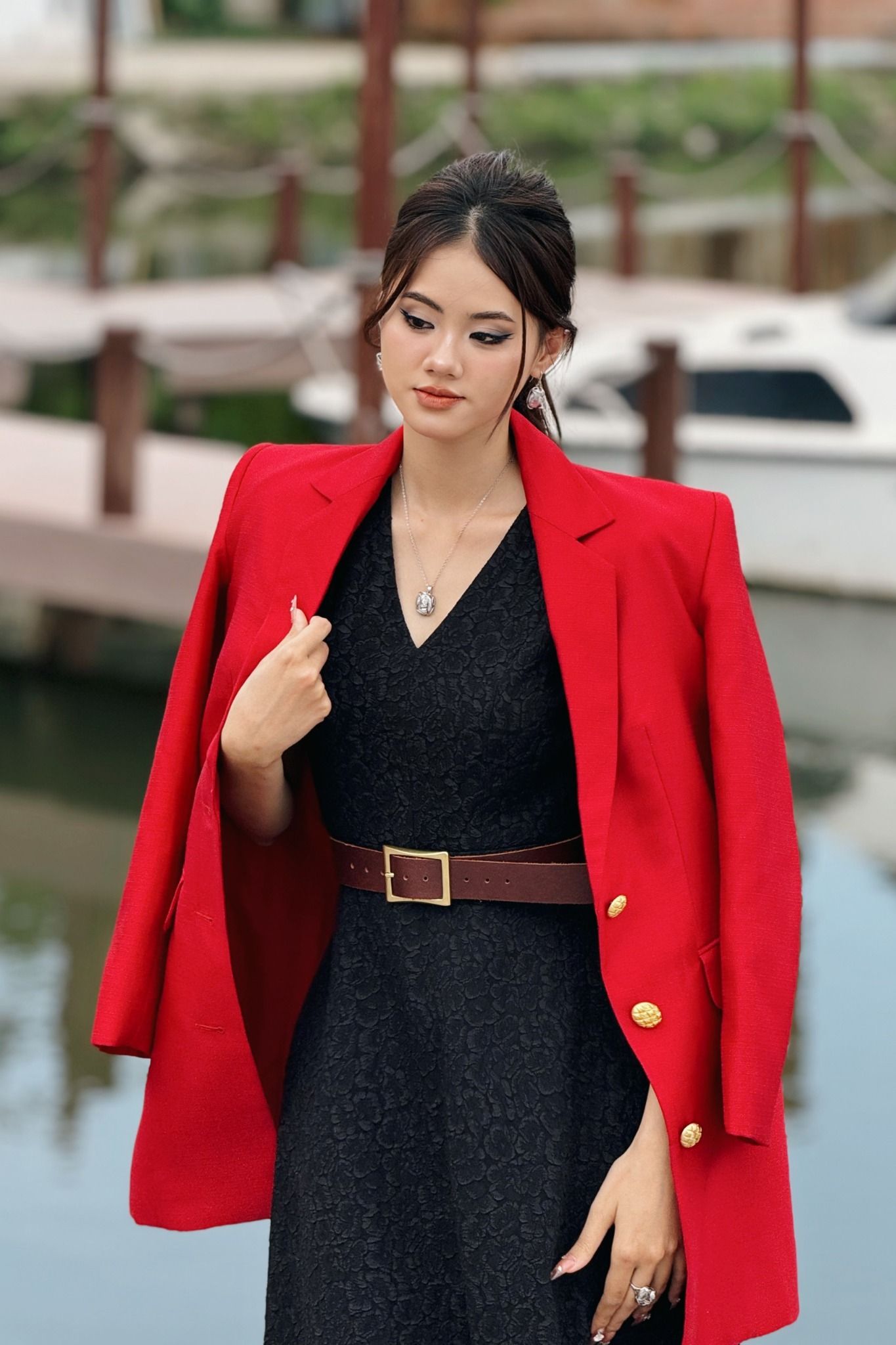 Áo Blazer đỏ Lê House RUBY MARSHALL