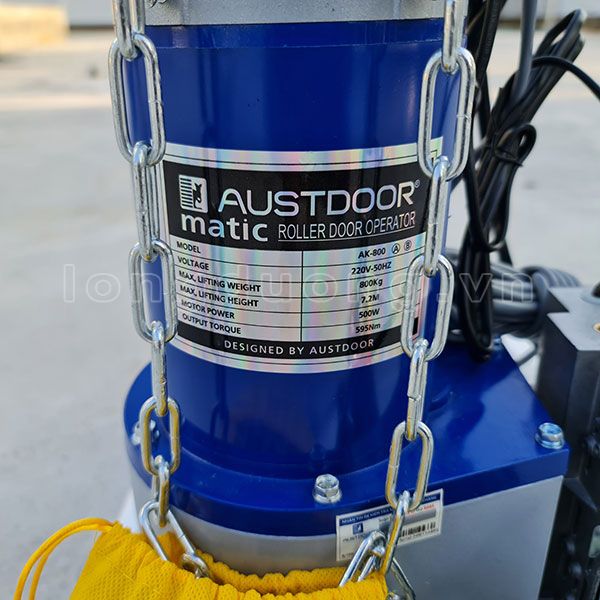 Motor cửa cuốn Austdoor AK800. Sản phẩm bộ tời cửa cuốn Austdoor