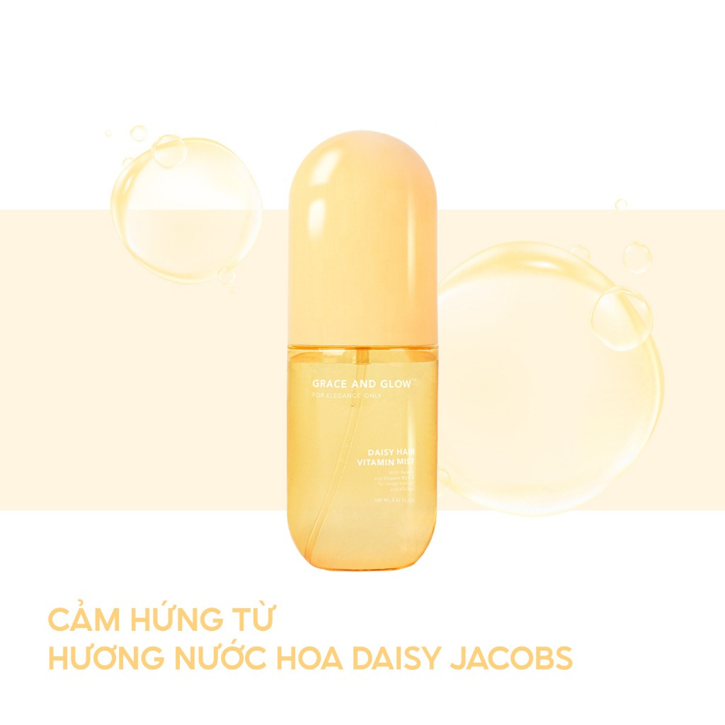 Grace And Glow Xịt dưỡng tóc Daisy Hair Vitamin Mist 100mlGrace And ...