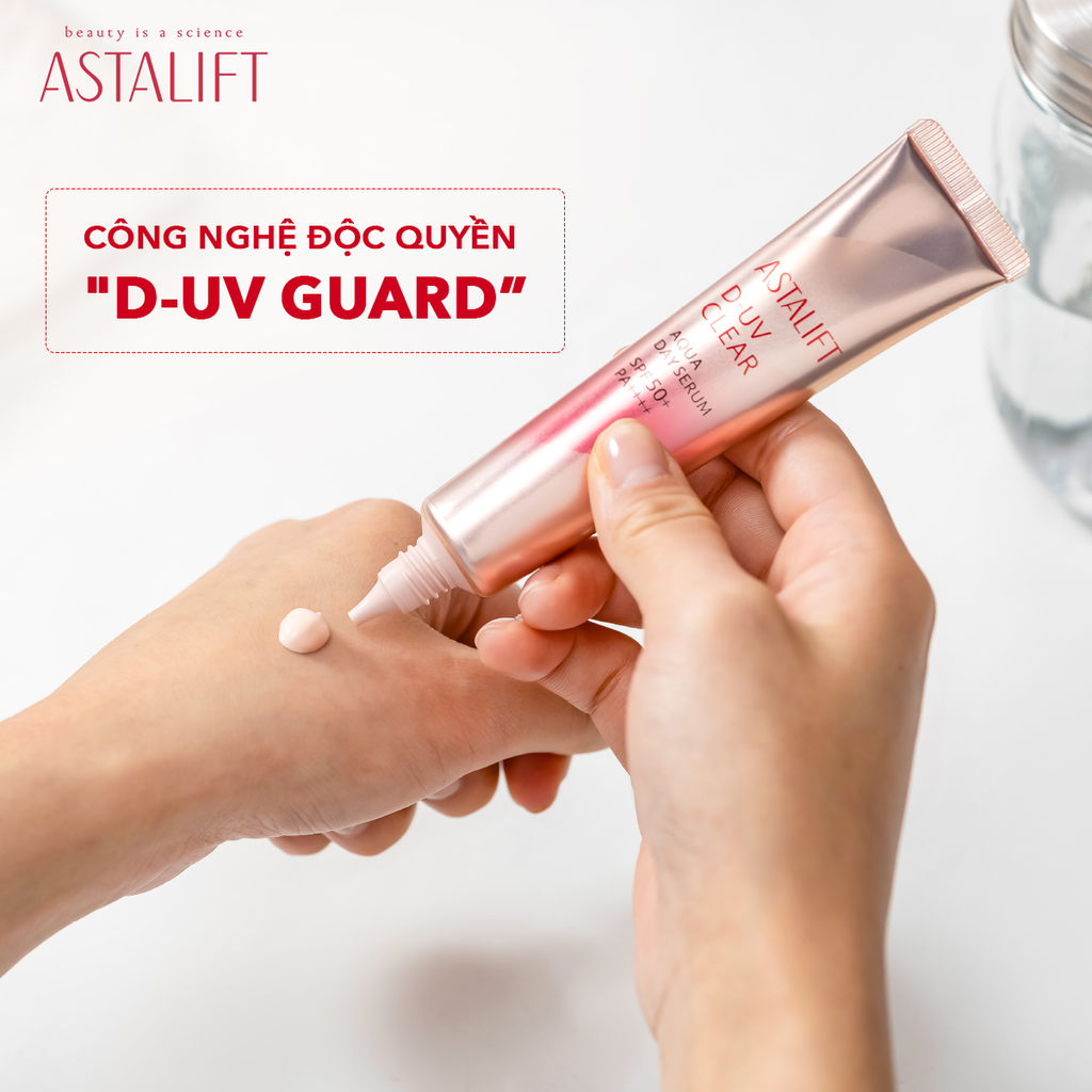 Astalift kem chống nắng D-UV Clear Aqua Day Serum SPF 50+ PA++++Astalift kem chống nắng D-UV ...