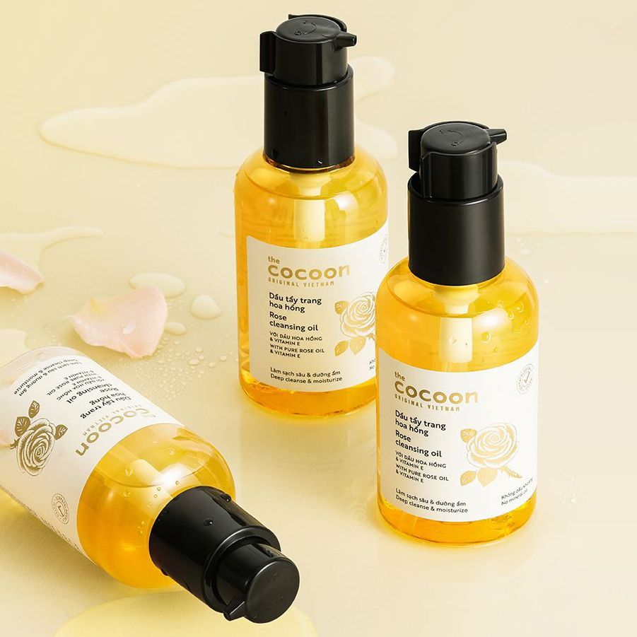 Dầu tẩy trang hoa hồng Cocoon Rose Cleansing OilDầu tẩy trang hoa hồng ...