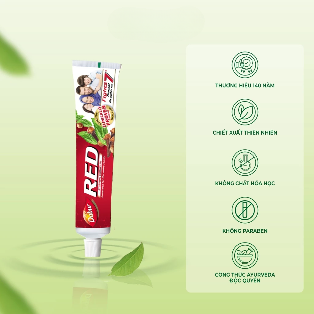 Dabur Kem đánh răng Red Toothpaste 200gDabur Kem đánh răng Red Toothpaste 200g – SammiShop