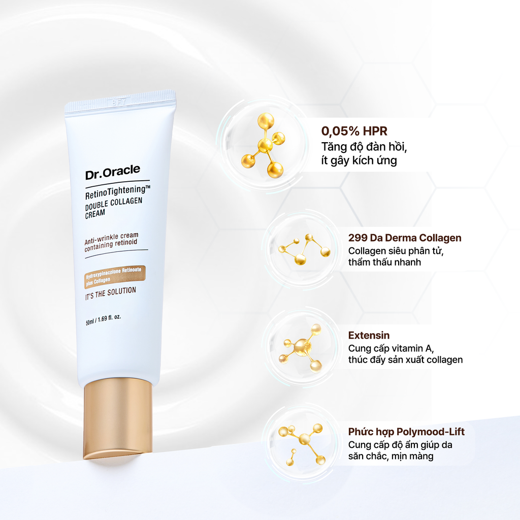 Dr.Oracle Kem dưỡng RetinoTightening Double Collagen Cream 50mlDr ...