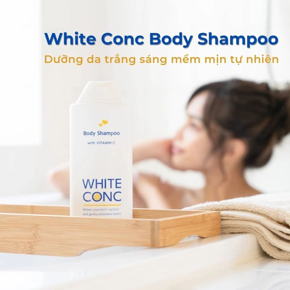 White conc Sữa tắm trắng da Body Shampoo Vitamin CWhite conc Sữa tắm ...