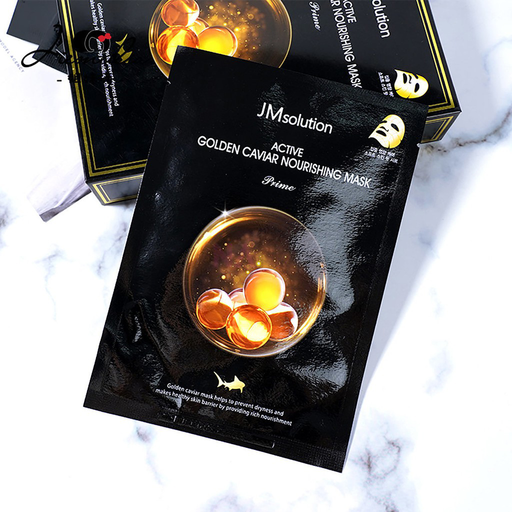 JMsolution Mặt nạ giấy Active Golden Caviar Nourishing Mask Prime 30mlJM Solution Mặt nạ giấy ...