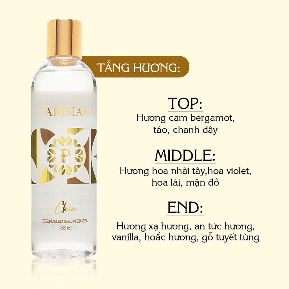 Parisian Sữa Tắm 265mlSữa Tắm Parisian 265ml – SammiShop
