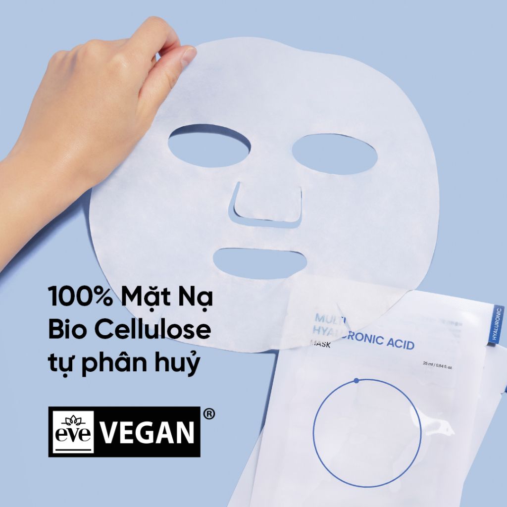 Beplain Mặt nạ dưỡng da Multi Hyaluronic Acid Mask 25mlBeplain Mặt nạ ...