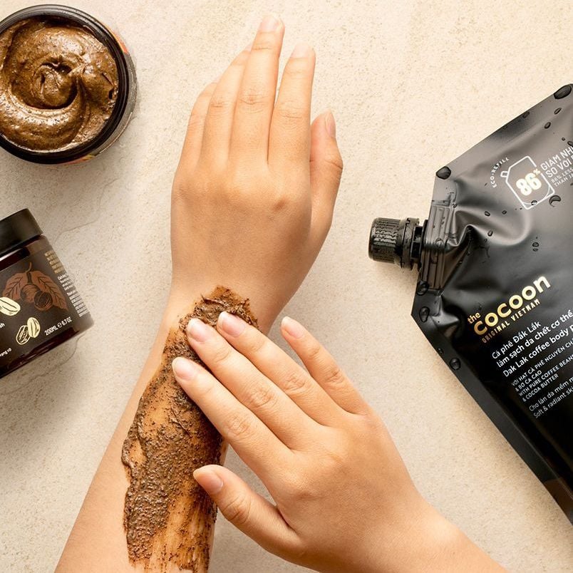 Cocoon Tẩy da chết cà phê Đak Lak 600mlCocoon Tẩy da chết cà phê Đak ...