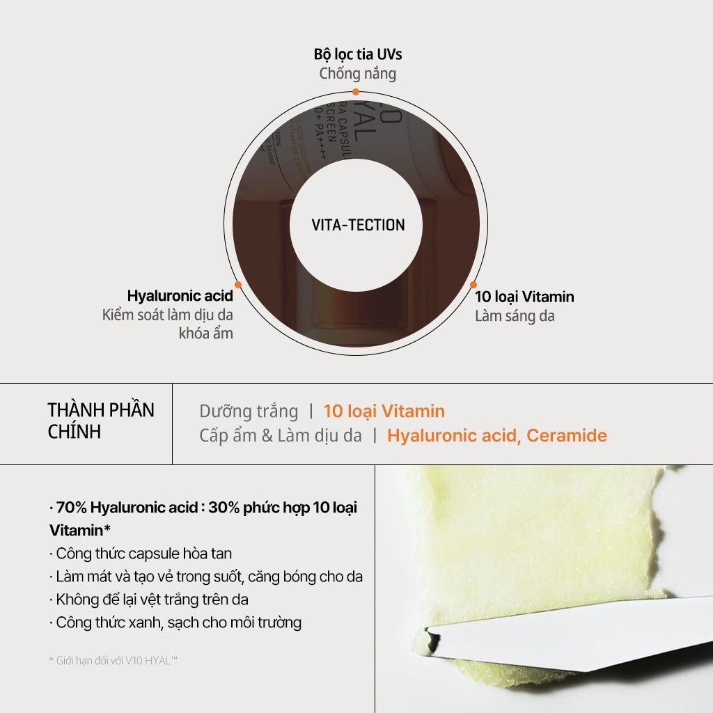 Some By Mi Kem chống nắng V10 Hyal Hydra Capsule Sunscreen 40mlSome By ...