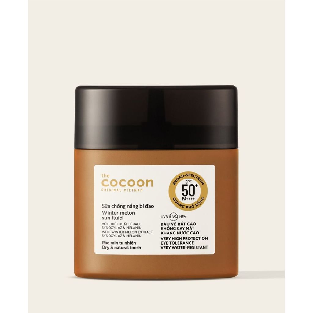 Cocoon Sữa chống nắng bí đao Winter Melon Sun Fluid 50mlCocoon Sữa ...