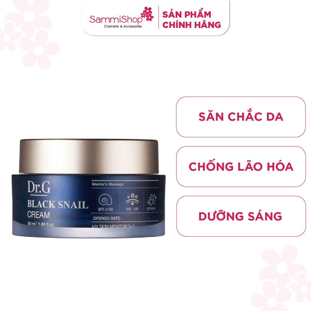 Dr.G Kem dưỡng Black Snail Cream 50mlDr.G Kem dưỡng Black Snail Cream 50ml – SammiShop